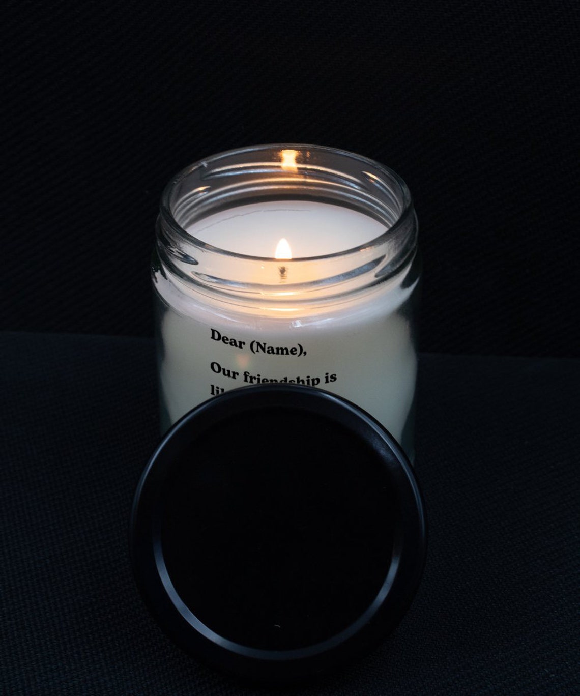 Our Friendship is Like This Candle Personalized Gifts Best Friend Gift ...