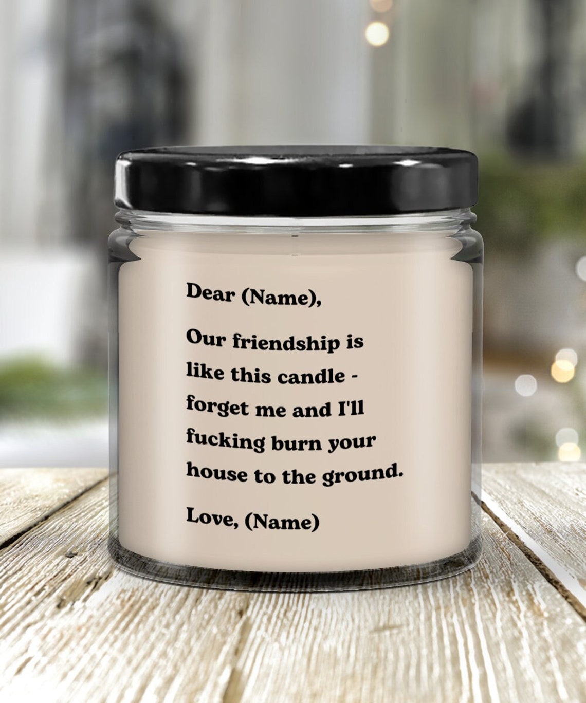 Our Friendship is Like This Candle Personalized Gifts Best Friend Gift ...