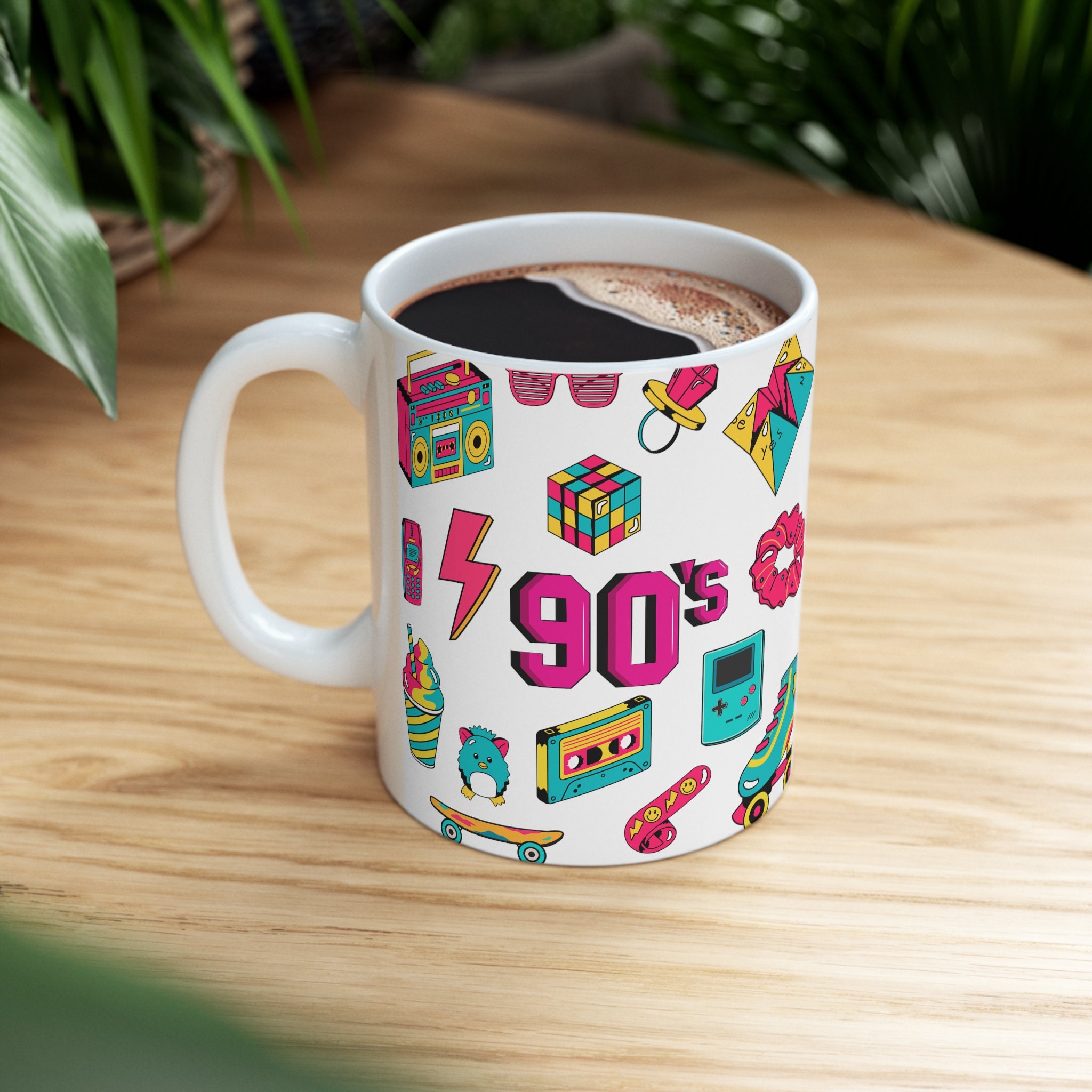 90s Baby Gift 90s Retro Gifts 90s Mug 90s Merch Gift for Millennial ...