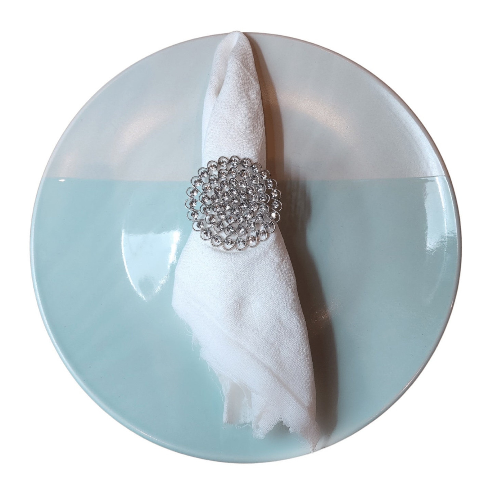Silver Napkin Rings Vintage Napkin Rings Dinner Napkin Rings Wedding ...