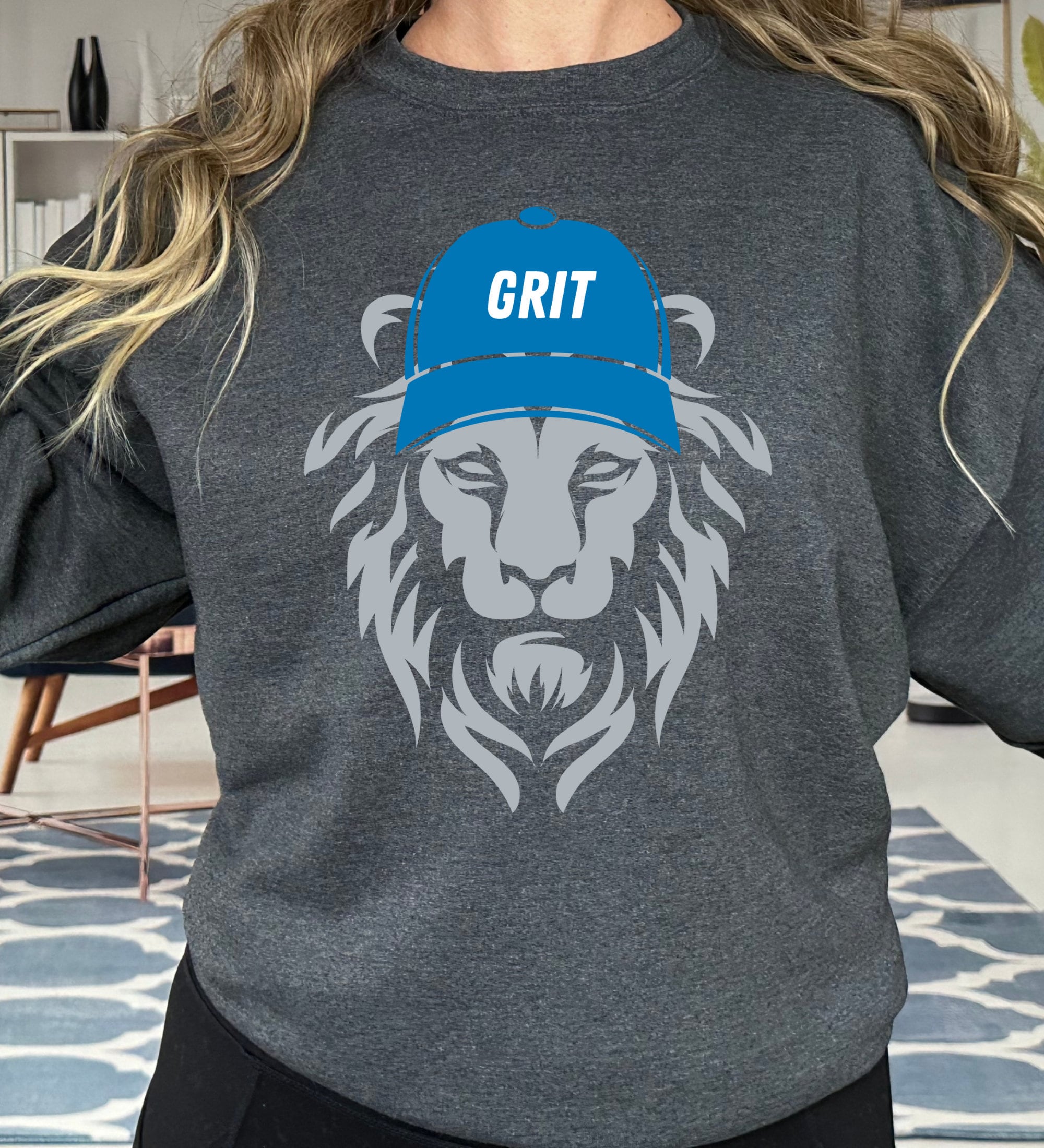 Detroit T-shirt Detroit Shirt Lion Shirt Grit Tshirt Grit Shirt Grit ...