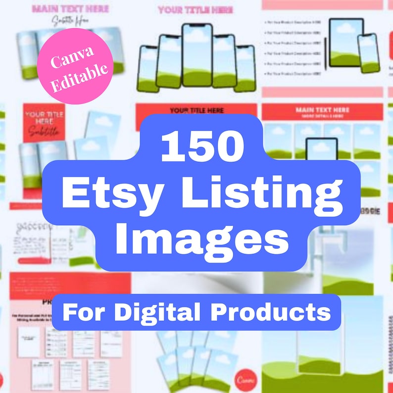 Canva Frames Bundle Digital Download Canva Template Mockup for Digital ...