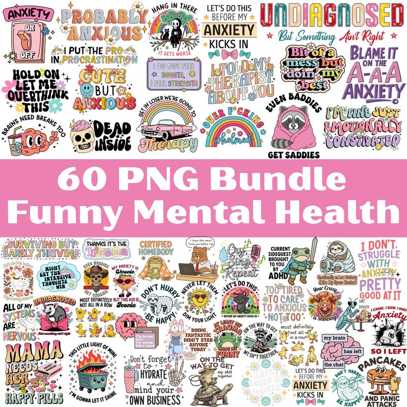 Mental Therapy Stickers - Etsy