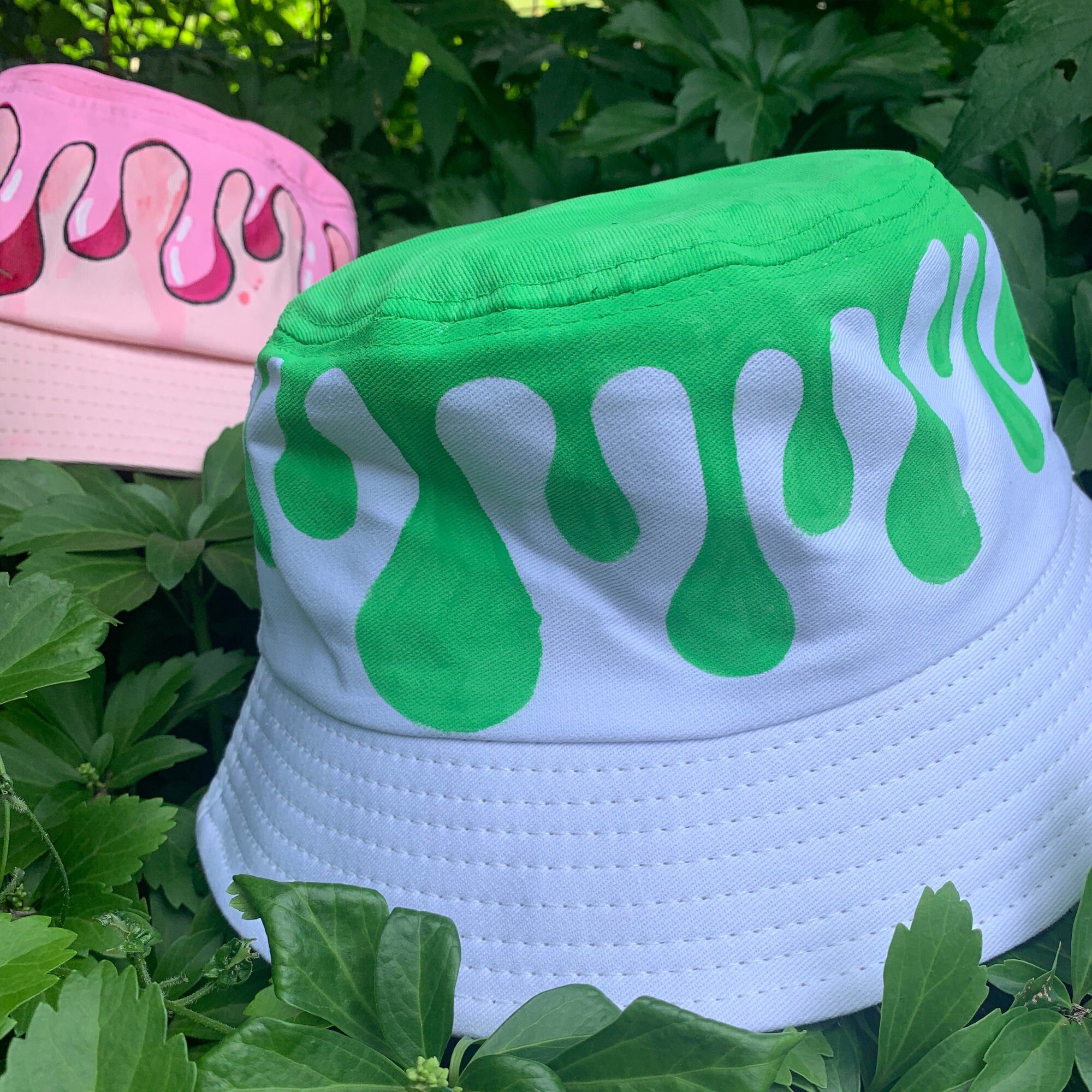 Pink Dolphin Bucket Hat