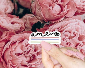 Amen Sticker - Etsy