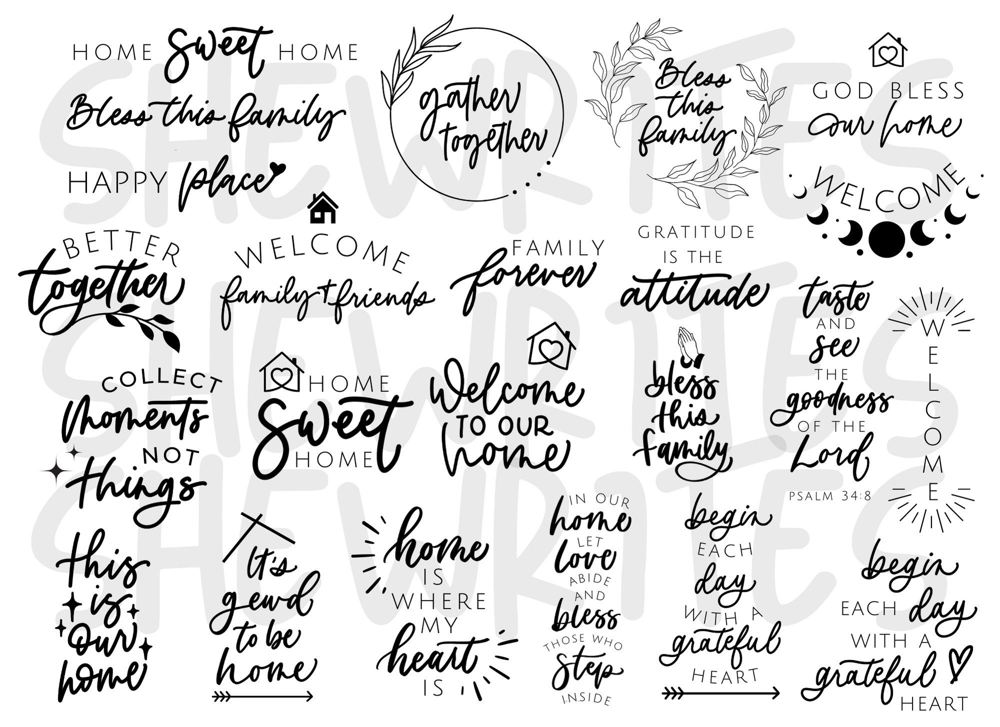 Home Decor SVG Bundle | Home Quotes Svg | Home Art Svg | Home Signs Svg ...