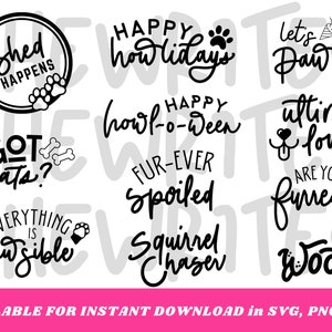 Dog SVG Bundle | Dog Lover Svg | Dog Birthday Svg | Pawty Svg | Puppy ...