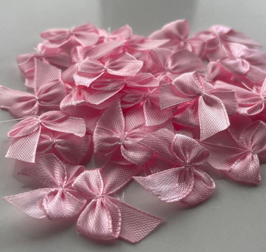 Mini Small Satin Craft Ribbon Bows 2cm Wide Craft Embellishments - Etsy