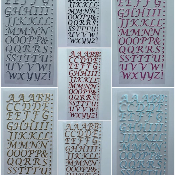 Chipboard Letters - Etsy