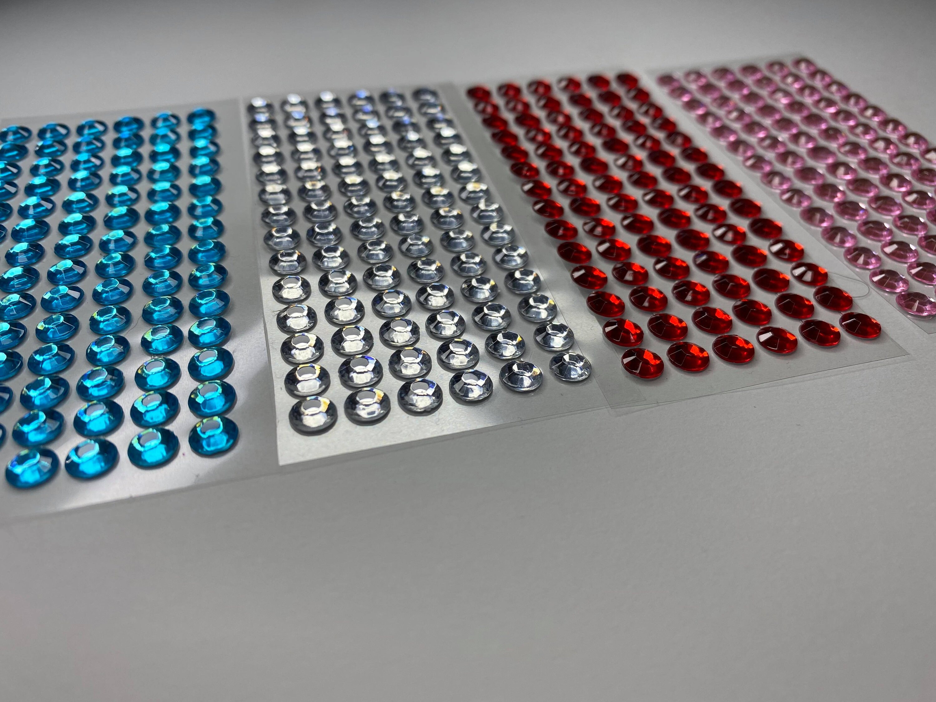 Rhinestone Diamante Stick On Self Adhesive STRIP GEMS 6mm | Etsy