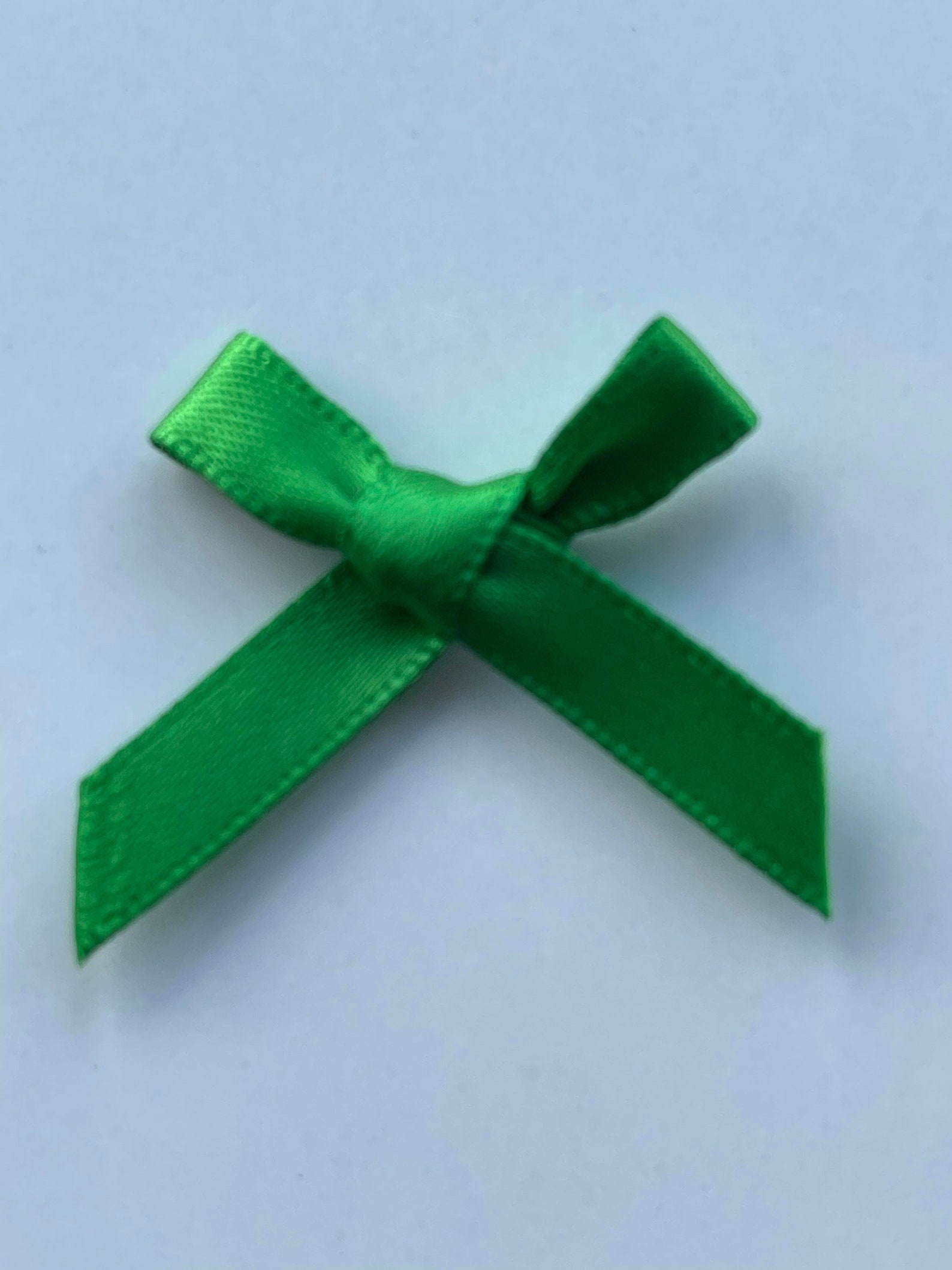 Mini Bows Christmas Mix Green/red 3cm Satin Bows Card Craft ...