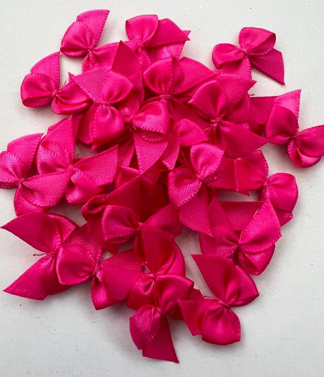 Mini Small Satin Craft Ribbon Bows 2cm Wide Craft Embellishments - Etsy