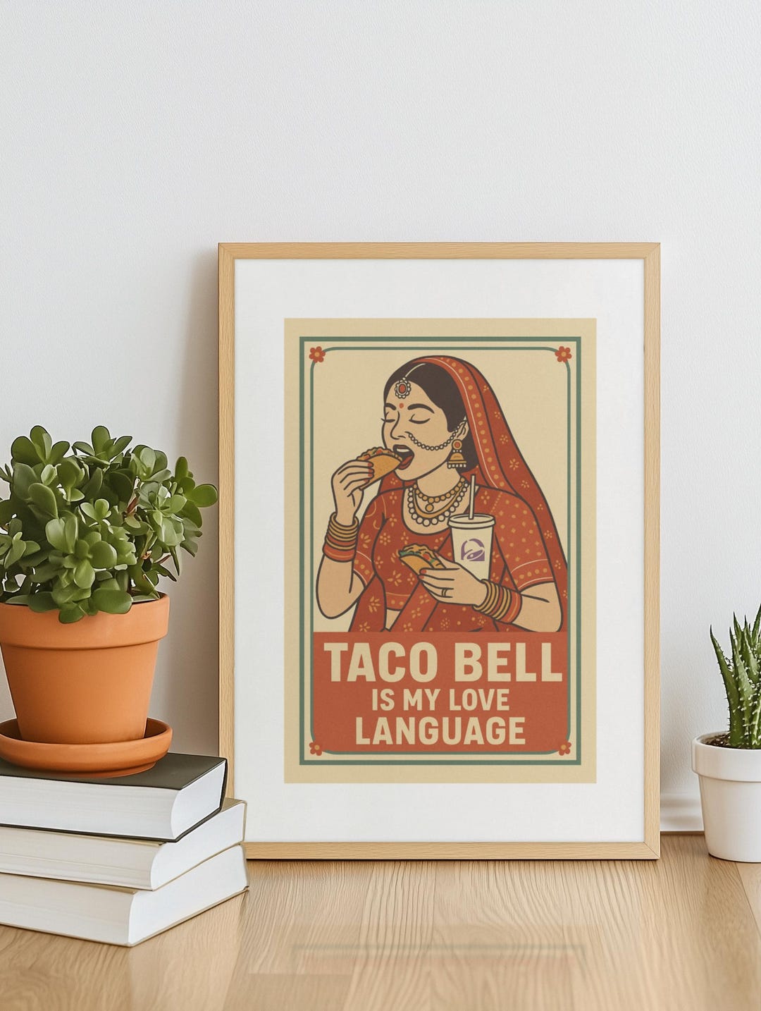 Funny Taco Bell Print: Retro Pop Art Kitchen Decor (digital Download ...