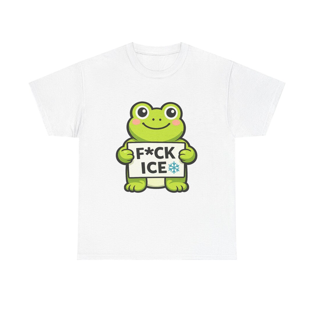 Protest Frog T-shirt | Funny Anti Ice Winter Tee - Etsy