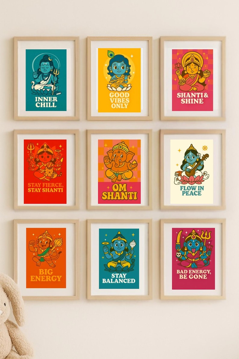 Stay Balanced | Vishnu Wall Art | Hindu God of Protection & Harmony ...