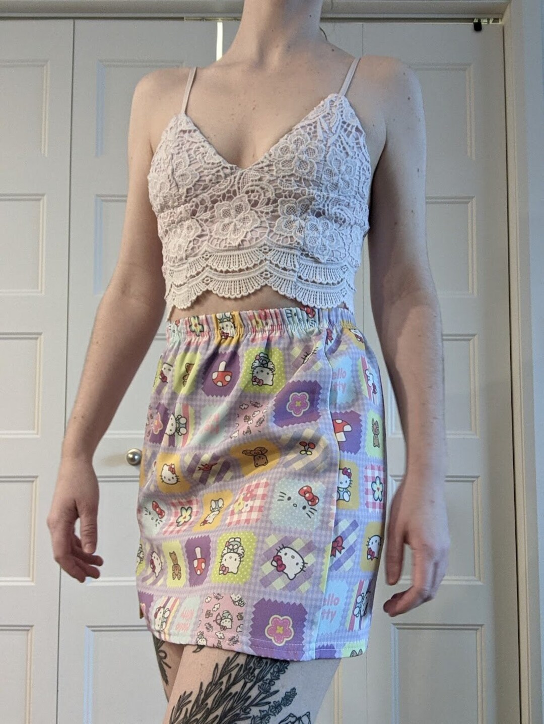 Flirty Hello Kitty Mini Skirt. - Etsy