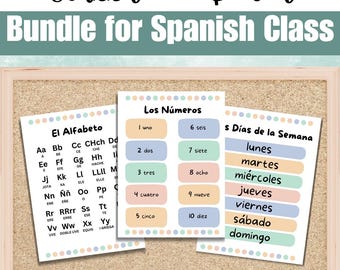 Spanish Daily Routines Printable Posters, Flashcards Digital Vocab ...