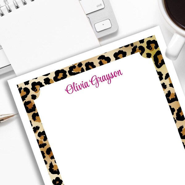 Cheetah Print Note Cards - Etsy