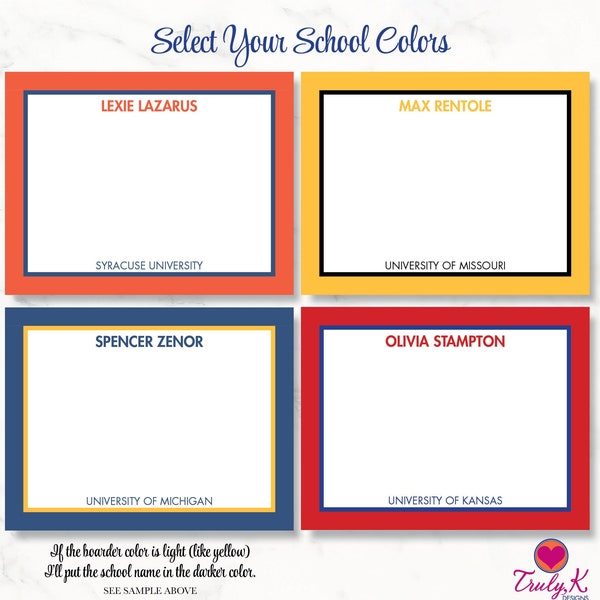 Flat Note Cards - Etsy