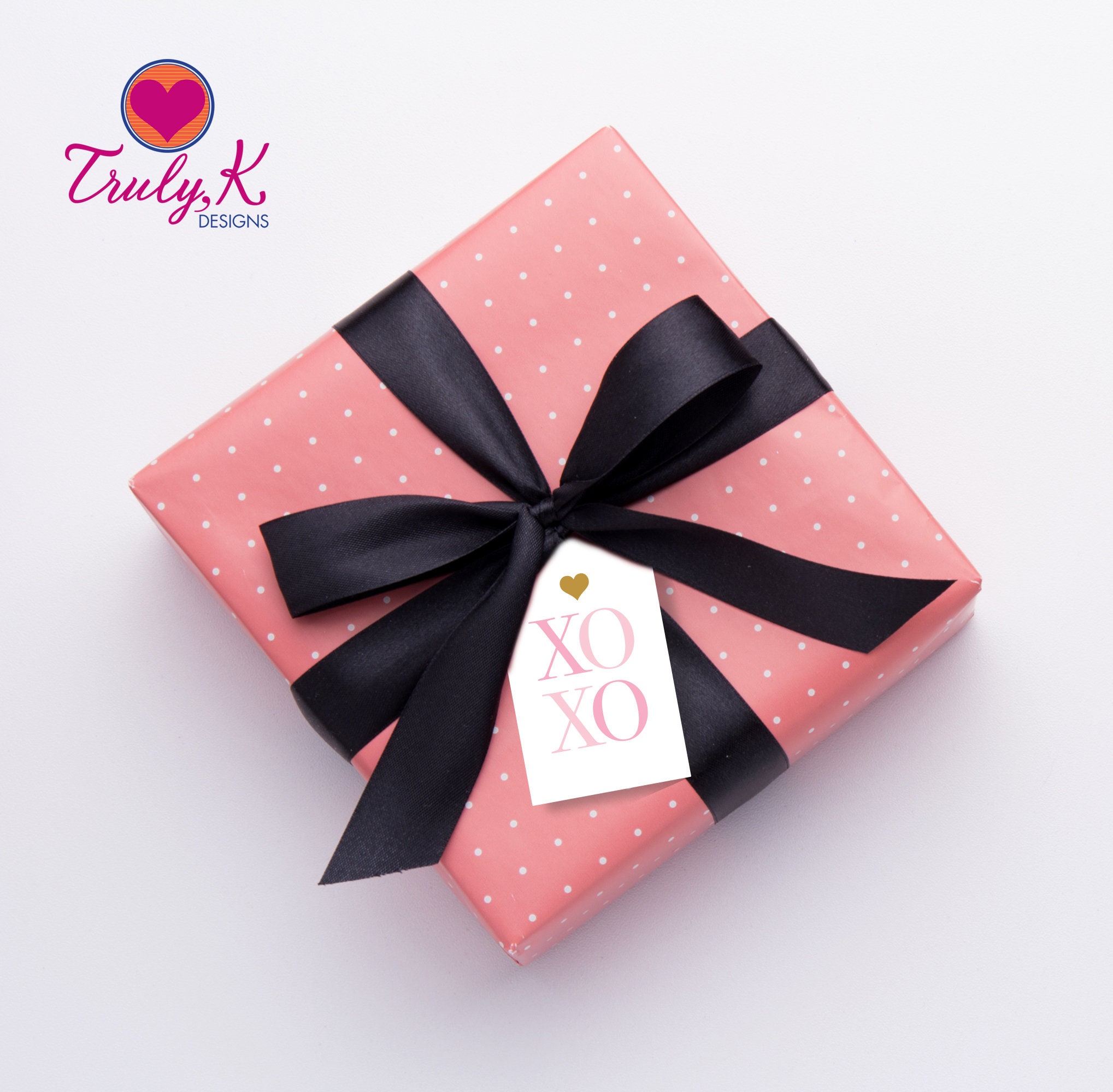 Love Gift Tags XO Valentine's Day Everyday XOXO Gift Tags Size 2.75 X 4 ...