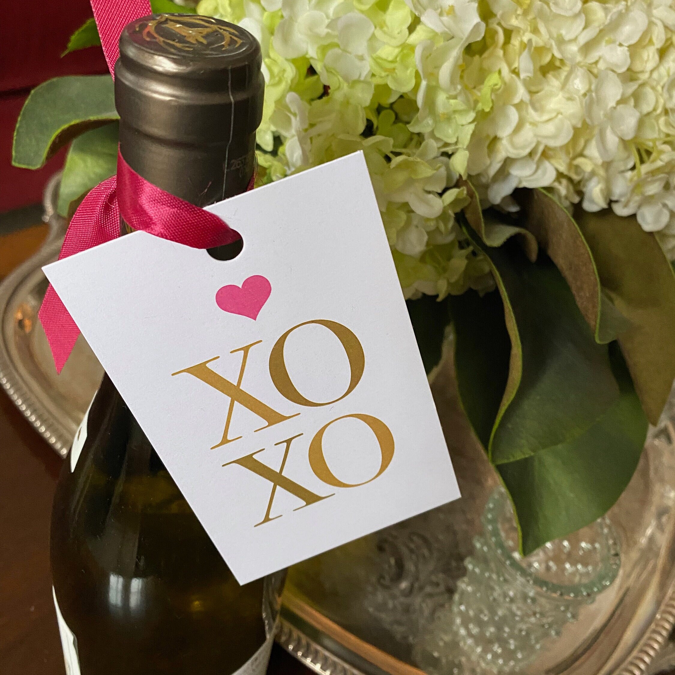 Love Gift Tags XO Valentine's Day Everyday XOXO Gift Tags Size 2.75 X 4 ...