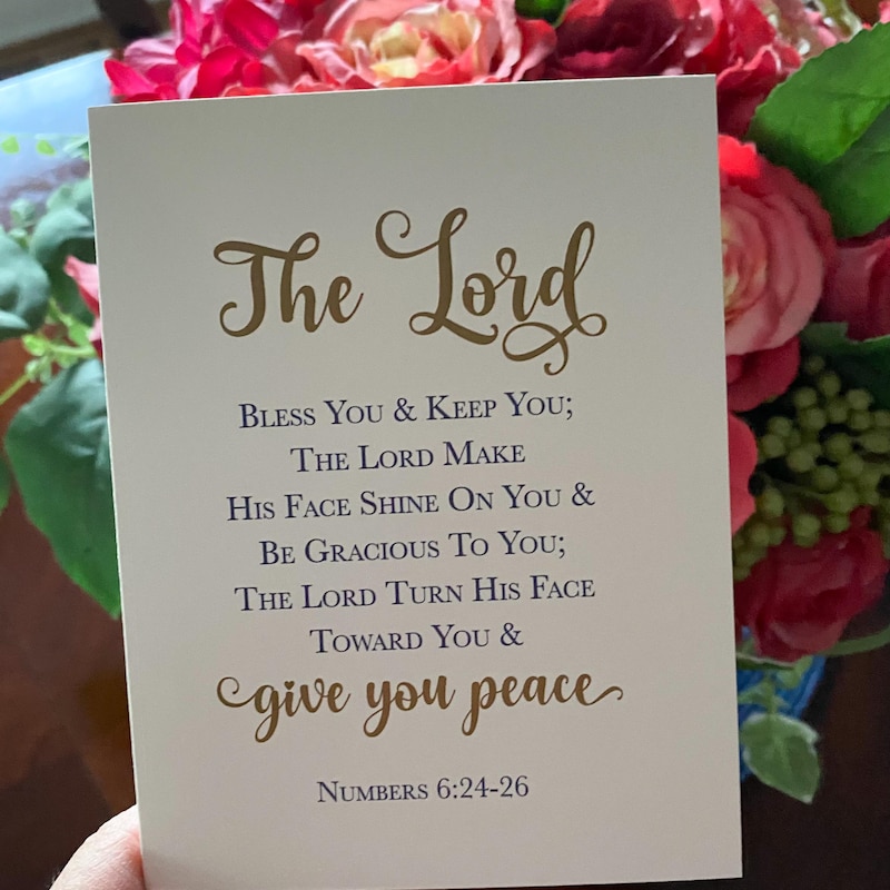 The Blessing 6 25 Bible - Etsy