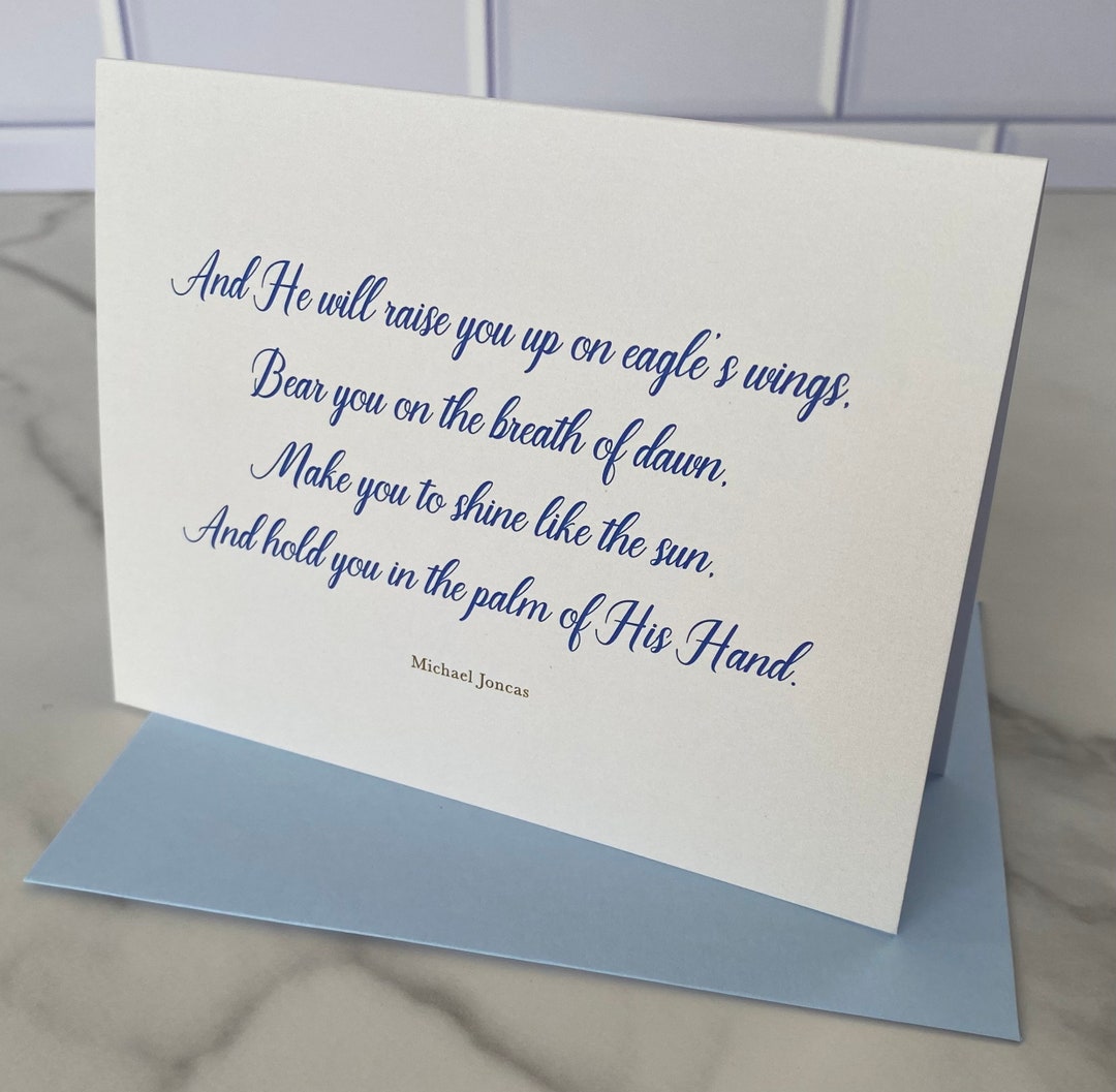 Eagle's Wings ~ Fold Over Note Cards ~ Size A2 4.25" X 5.5 ...