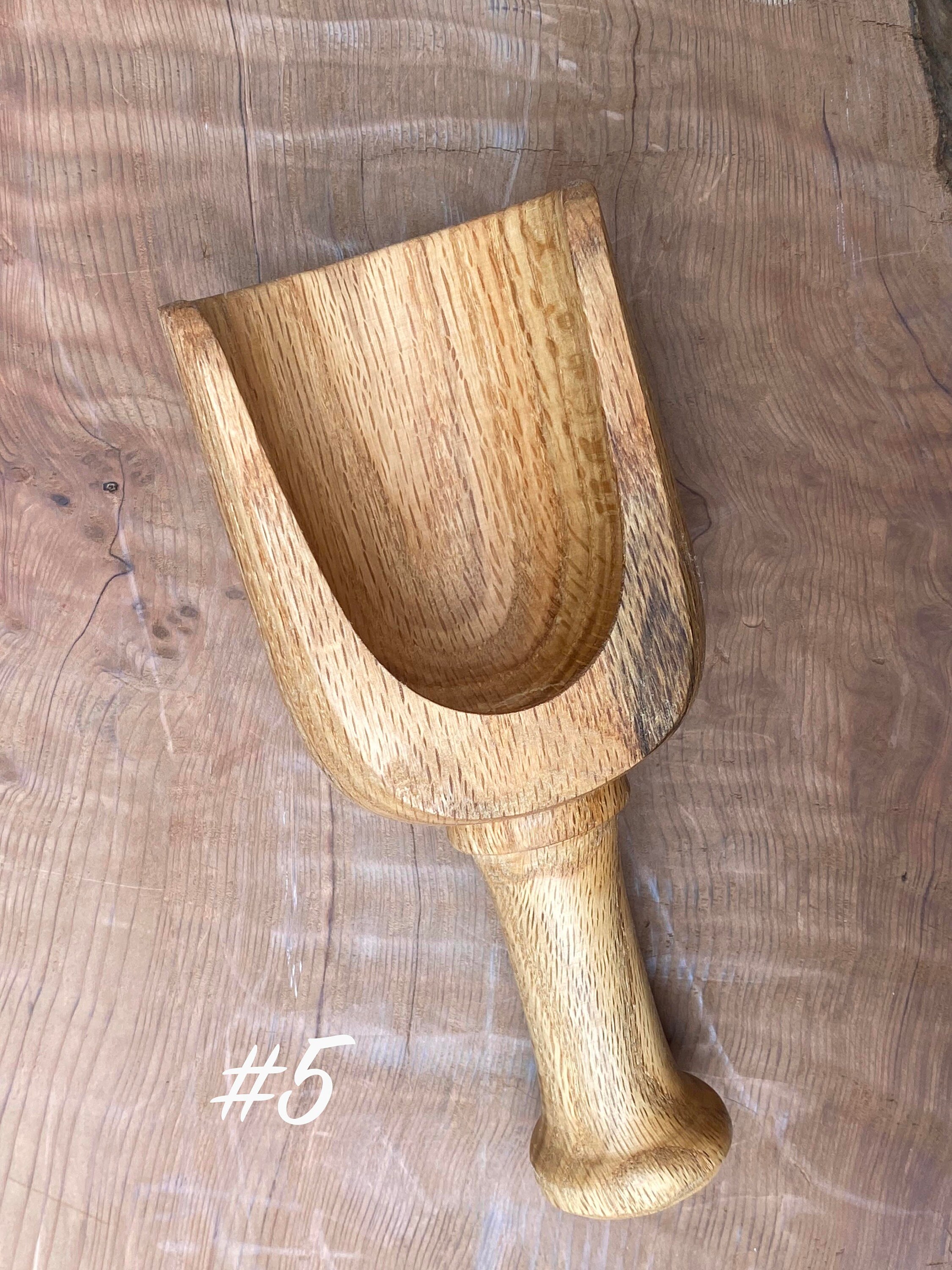 Large Wooden Scoops / Hand Turned / Wood Working / 1 Cup / Reclaimed ...