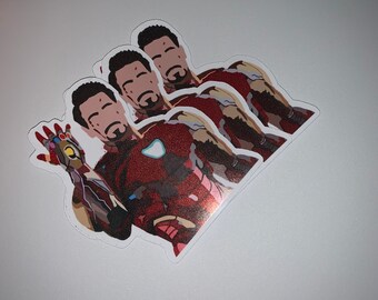 Iron Man Sticker | Etsy