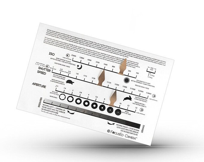 Photography Cheat Sheet + Video Training - LAMINTATED & MAILED ...