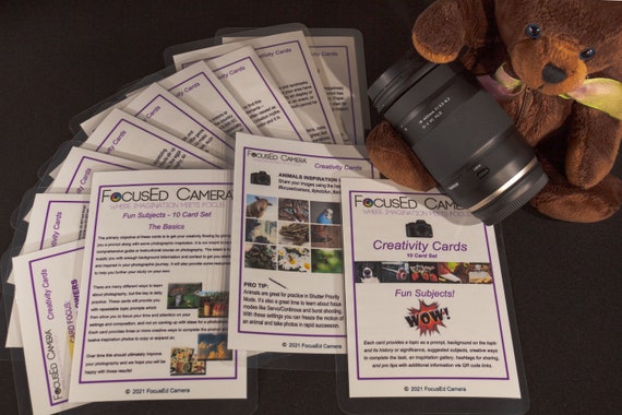 Photography Creativity Cards Inspiration Ideas Cheat | Etsy