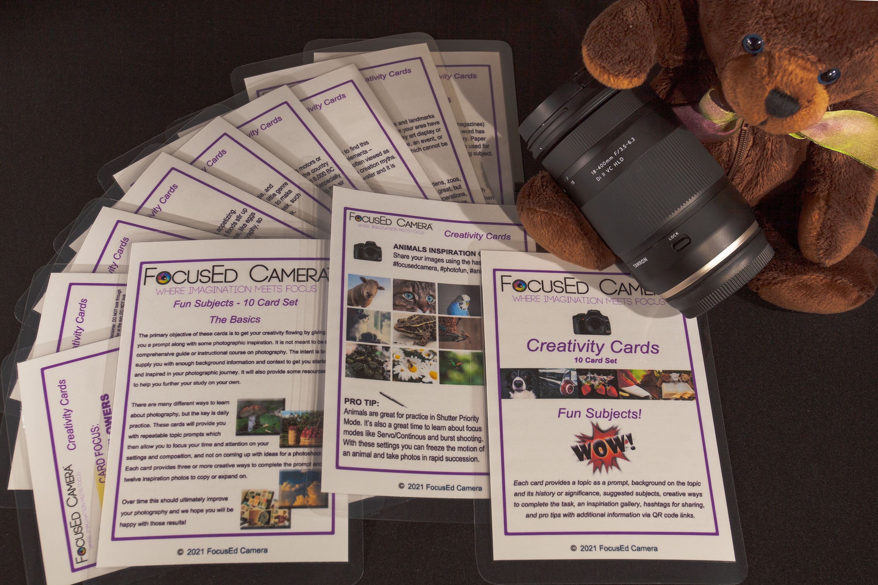 Photography Creativity Cards - Inspiration Ideas - Cheat Sheets - Learn ...