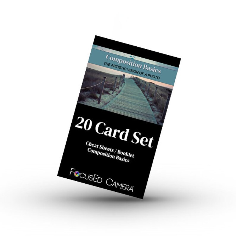 Composition Basics Cheat Sheets - 20 Card Set of Creative Techniques ...