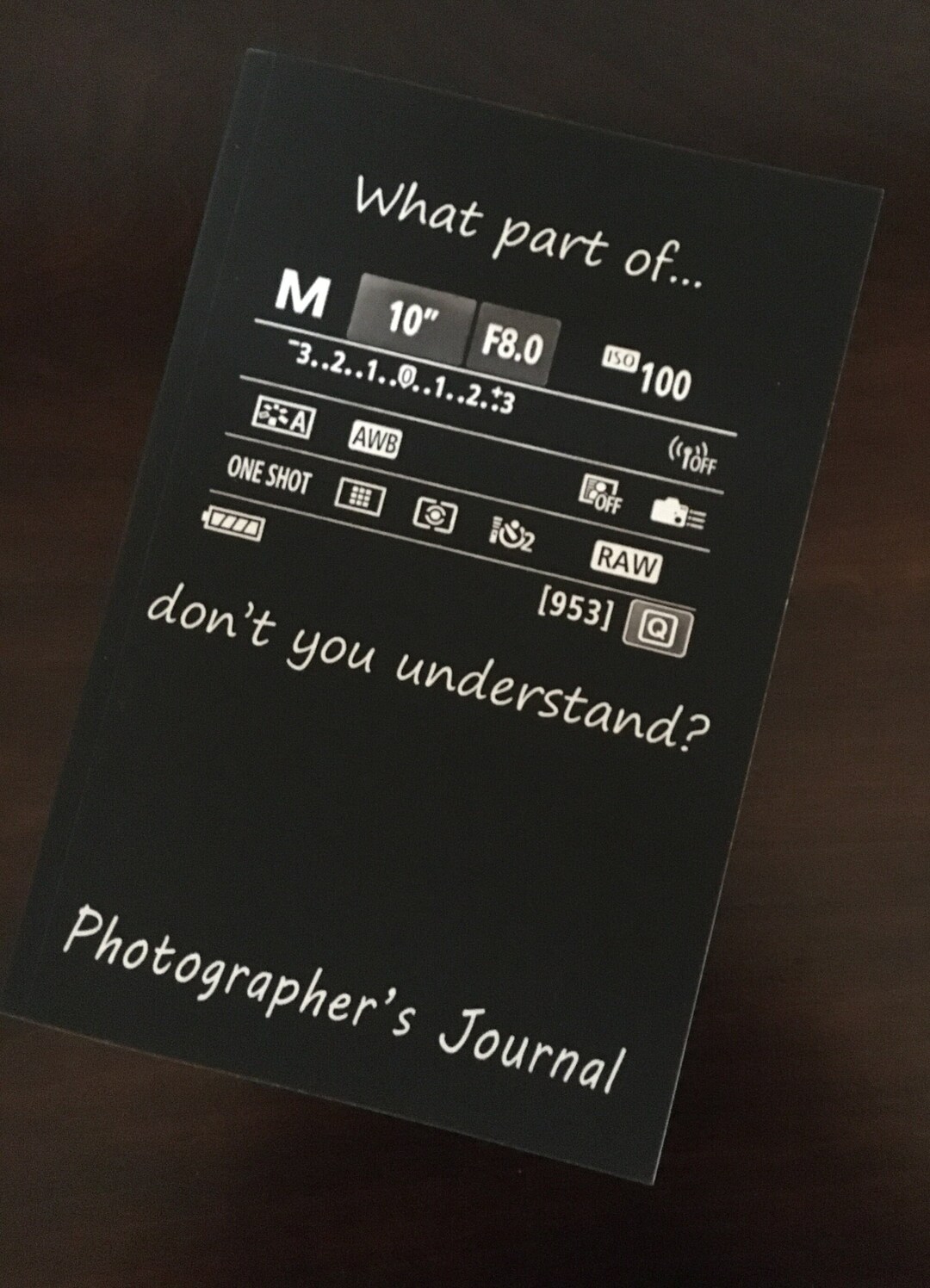 Photography Journal - Photographer Gift Book - Notebook for Hobby ...