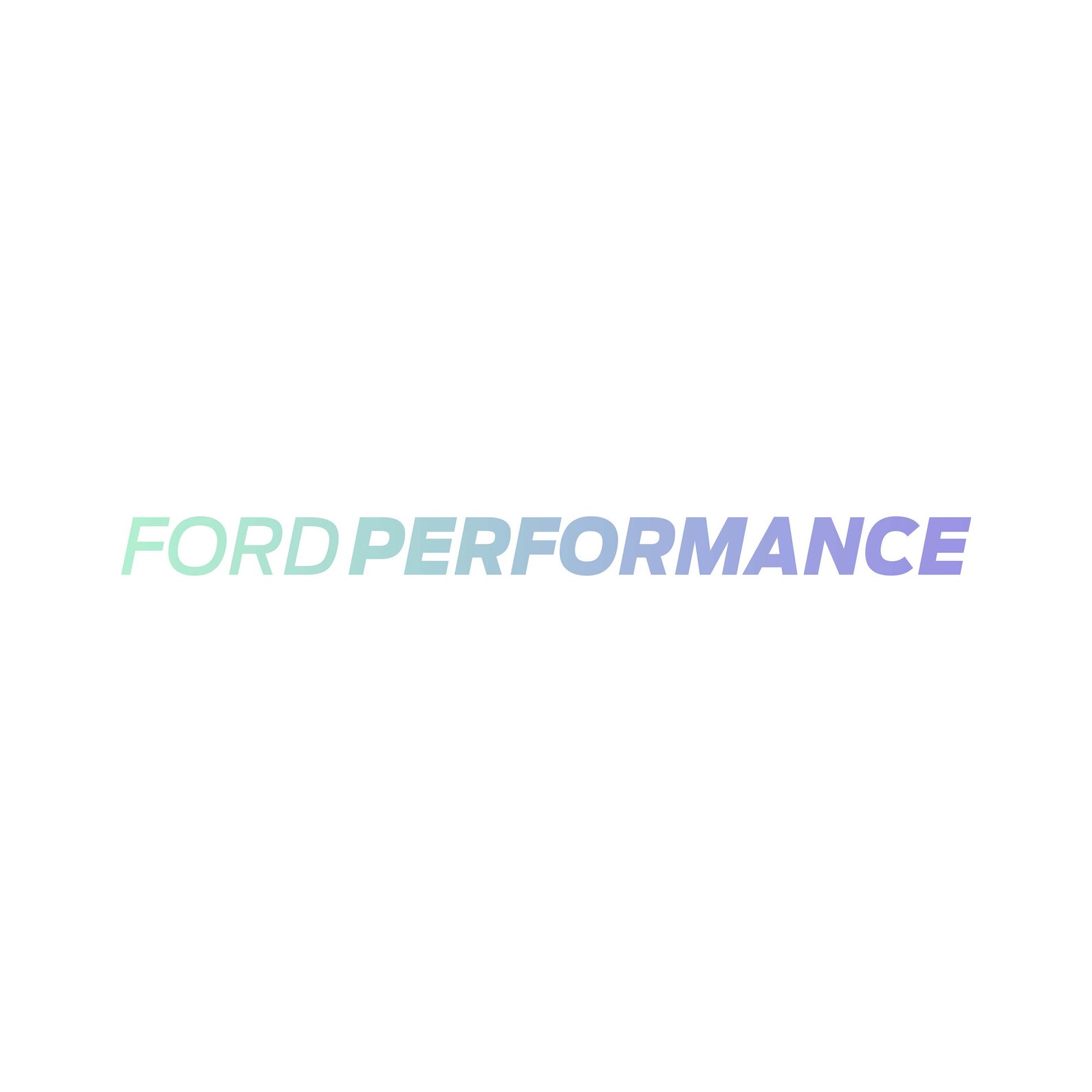 Ford Performance Decal Single Colour X2 - Etsy