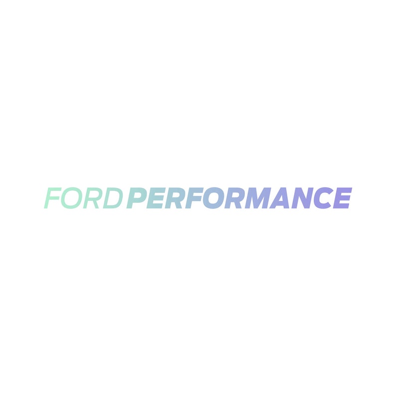 Ford Performance Decal Single Colour X2 - Etsy