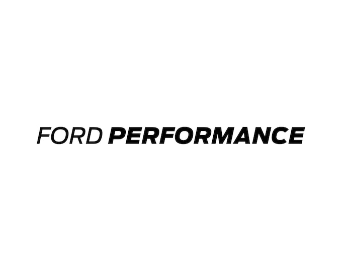 Ford Performance Decal Single Colour X2 - Etsy