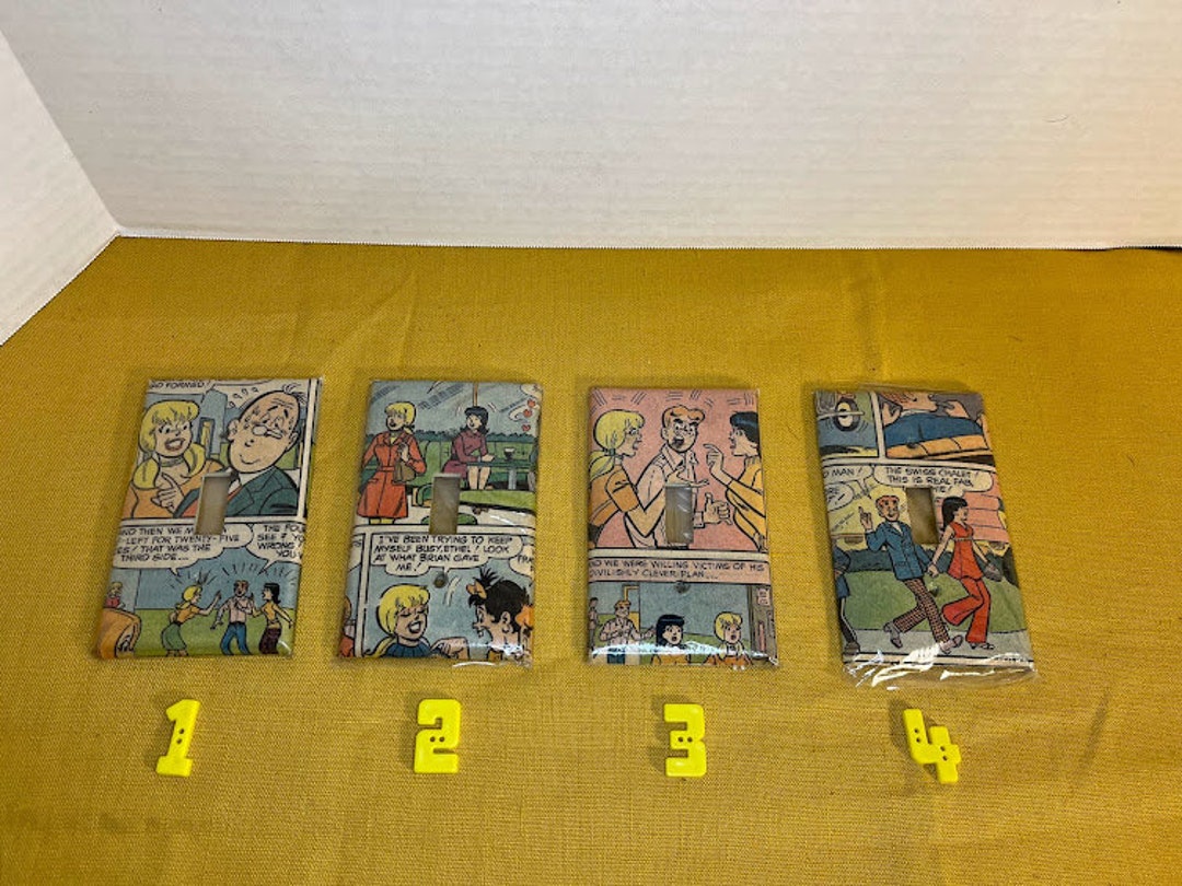Handmade Original Archie Comic Decoupaged Single Light Switch Cover ...
