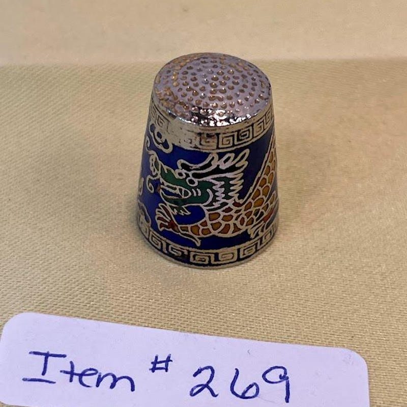 Thimble Cloisonne Enamel - Etsy