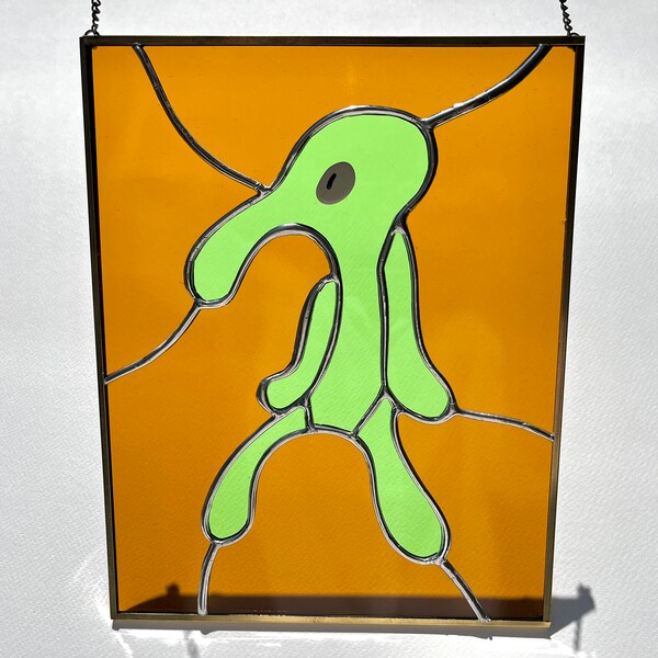 Squidward Glass Art - Etsy