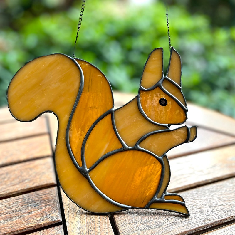 Glass Squirrel - Etsy