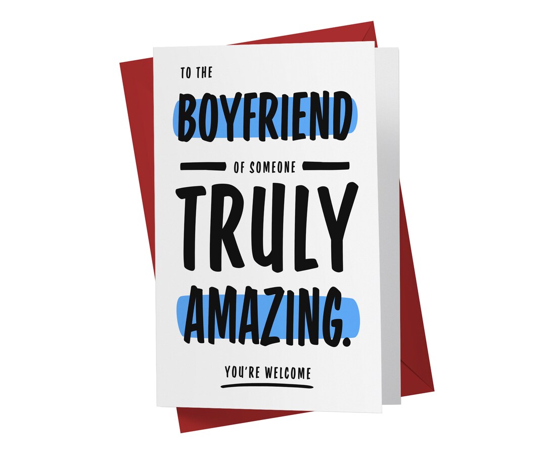 Funny Birthday Cards For Boyfriend – BLVB