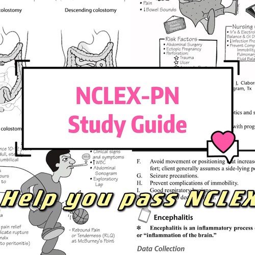 NCLEX-PN Study Guide | Etsy