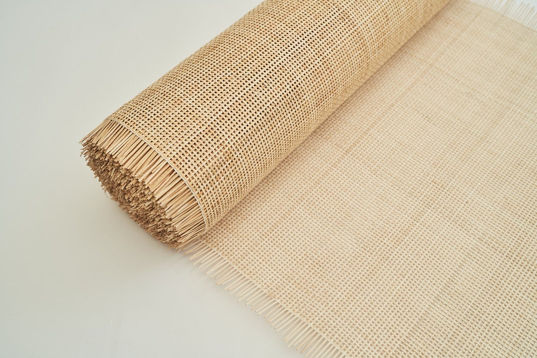 Natural Rattan Cane Webbing, Radio Weave, Furniture Decor, 18-48 Inch ...