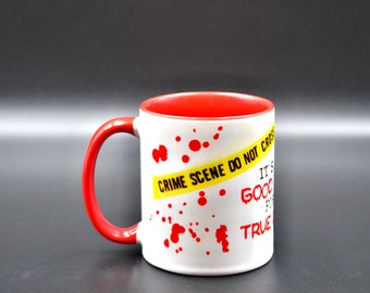 Murder Shows and Comfy Clothes Mug True Crime Mug True - Etsy