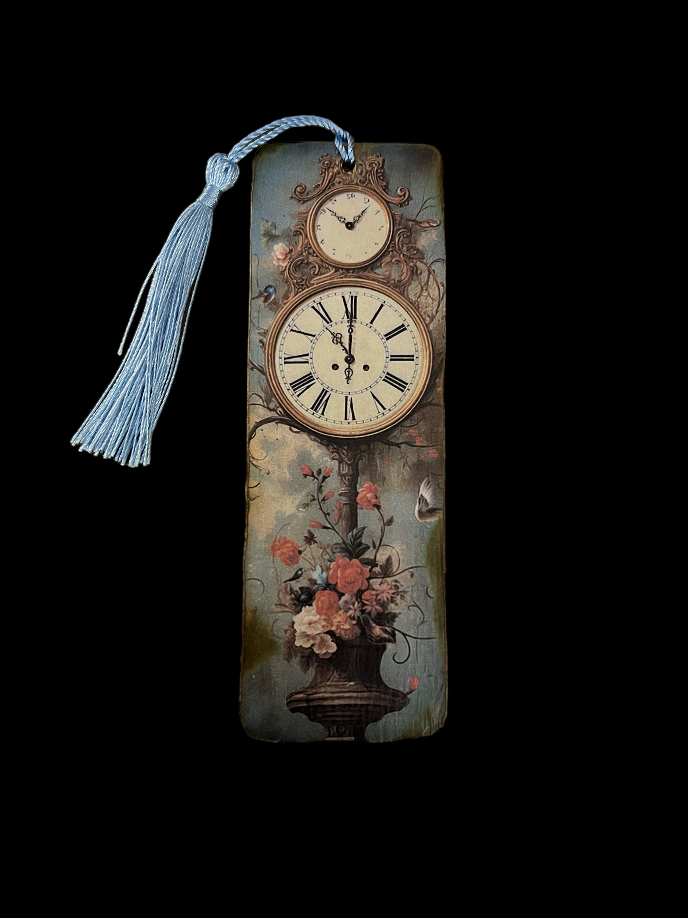 Timeless Blooms: Decorative Wooden Bookmark With Tassel Gifts for ...