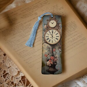 Timeless Blooms: Decorative Wooden Bookmark With Tassel Gifts for ...