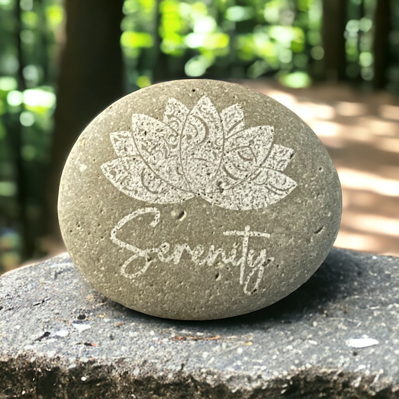 Engraved Pebble - Etsy