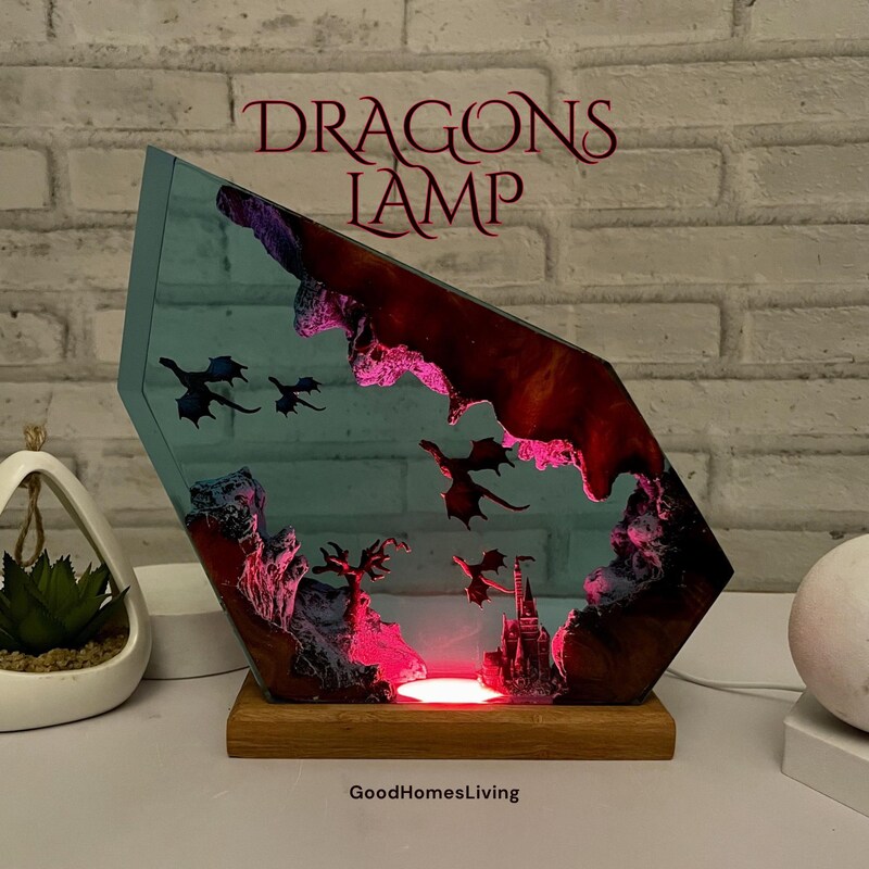 Dragon Lamp - Etsy UK