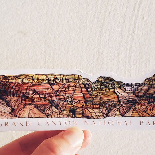 Grand Canyon Sticker Decal for Water Bottle Laptop Sticker - Etsy